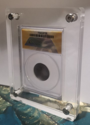 Crystal Acrylic Display Frame Show Case Storage Box For ANACS Yellow Holder | eBay