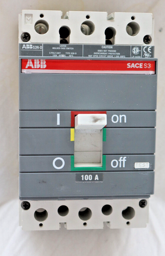 S3N-D ABB SACE S3 Breaker Molded Case Circuit Switch Thermal Magnetic ...