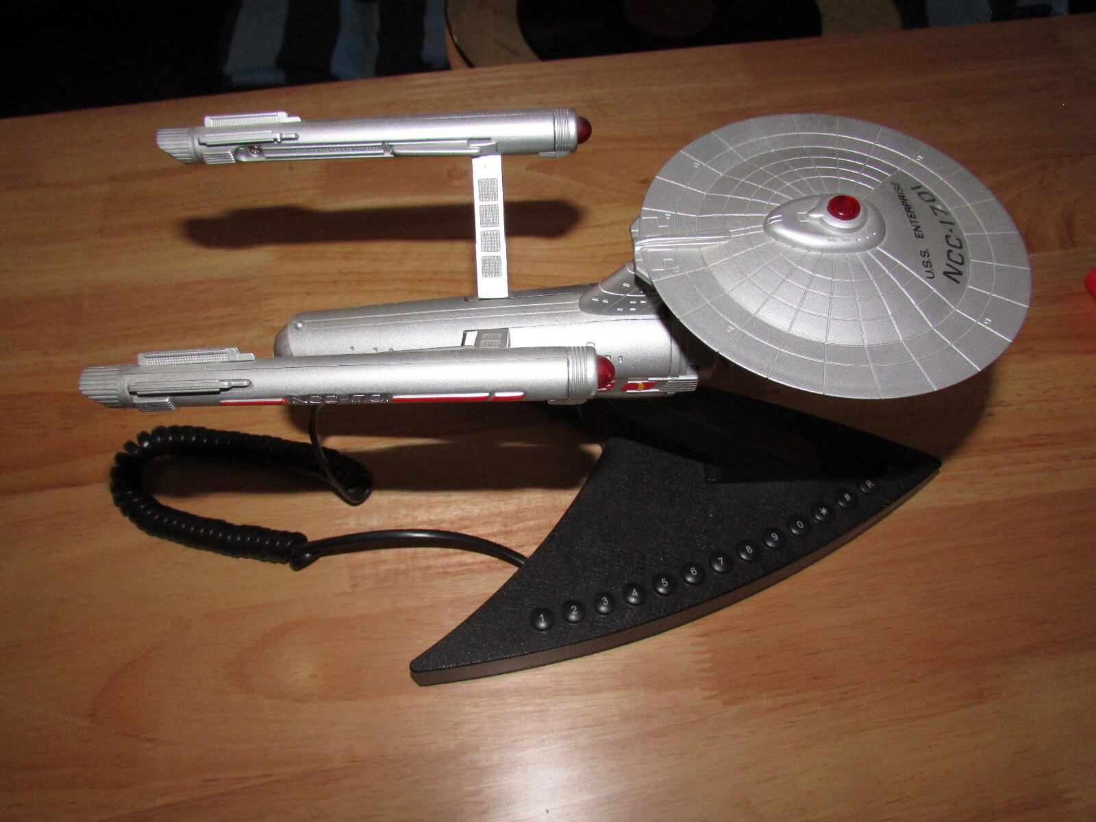 Vintage Star Trek Enterprise Phone - 1993 - Paramount - Telephone ...