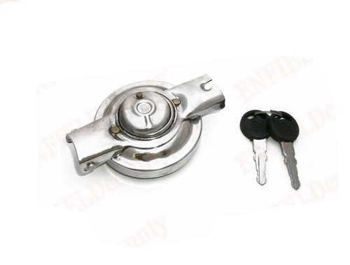Vespa Complete Fuel Tank Lock Chrome Plated With 2 Keys AEs | eBay