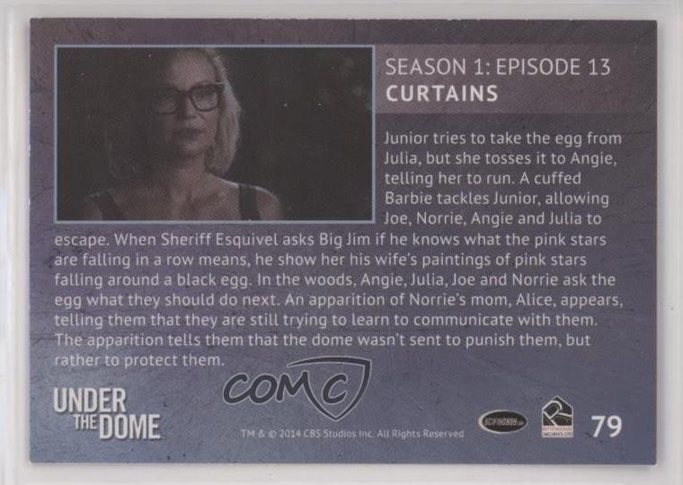 2014 Rittenhouse Under the Dome Curtains #79 g7i | eBay