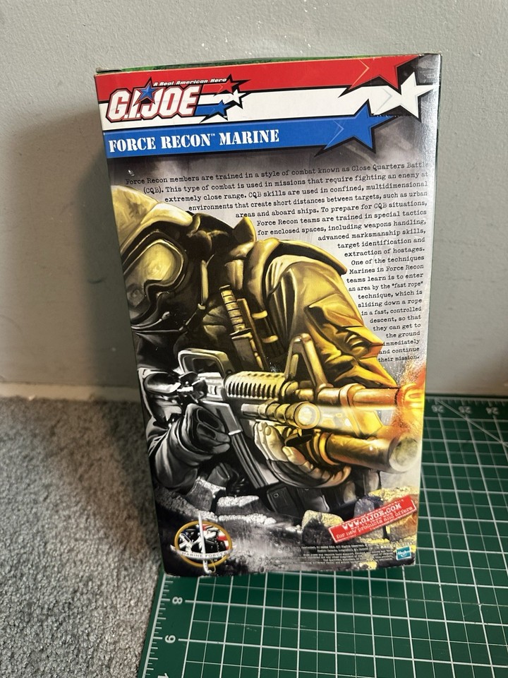 2004 Hasbro GI Joe 12 Inch Force Recon Marine Factory Sealed New | eBay