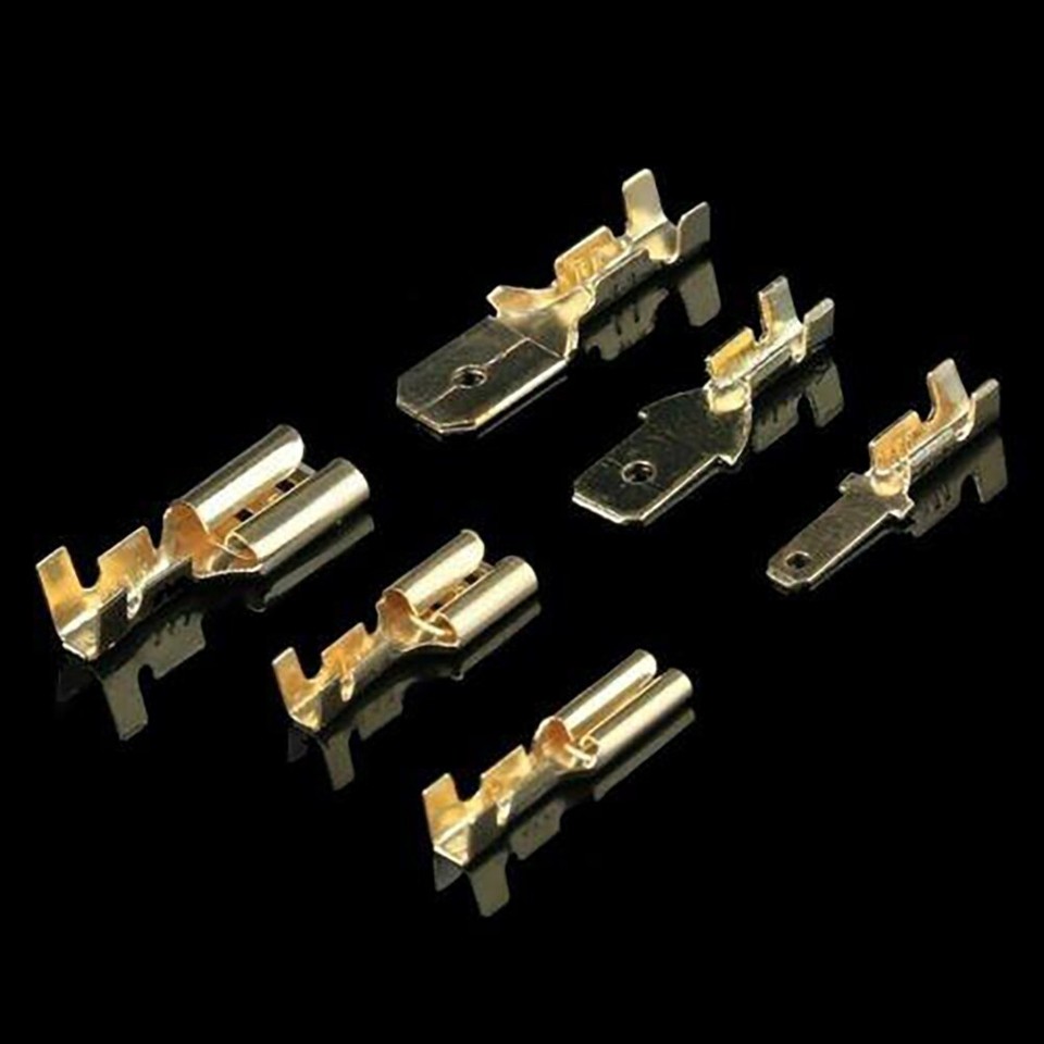 Electrical-Wire Crimp Connectors* Kit Assortment Spade Male Female ...