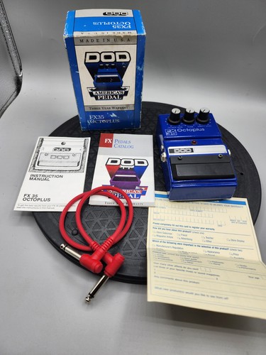 VINTAGE 1986 DOD FX35 OCTOPLUS GUITAR PEDAL IN GREAT WORKING CONDITION ...