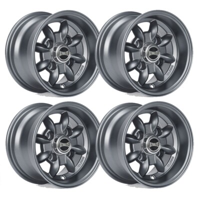 CLASSIC MINI 10" x 6J ET-3 4x101.6 MATTE GREY ALLOY WHEELS Z3756 | eBay UK