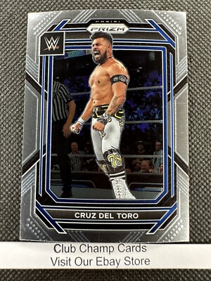 2023 #133 Cruz Del Toro Panini Prizm WWE Smack Down Base Card | eBay
