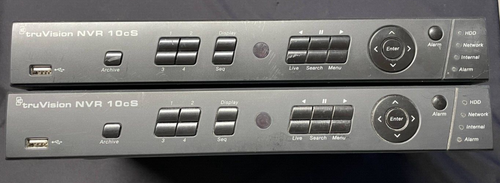 2 Complete TruVision 4 Channel Plug and Play POE NVR and 2MPx Camera ...