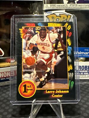 1991-92 Wild Card Larry Johnson #24 Rookie Basketball Card RC UNLV ...