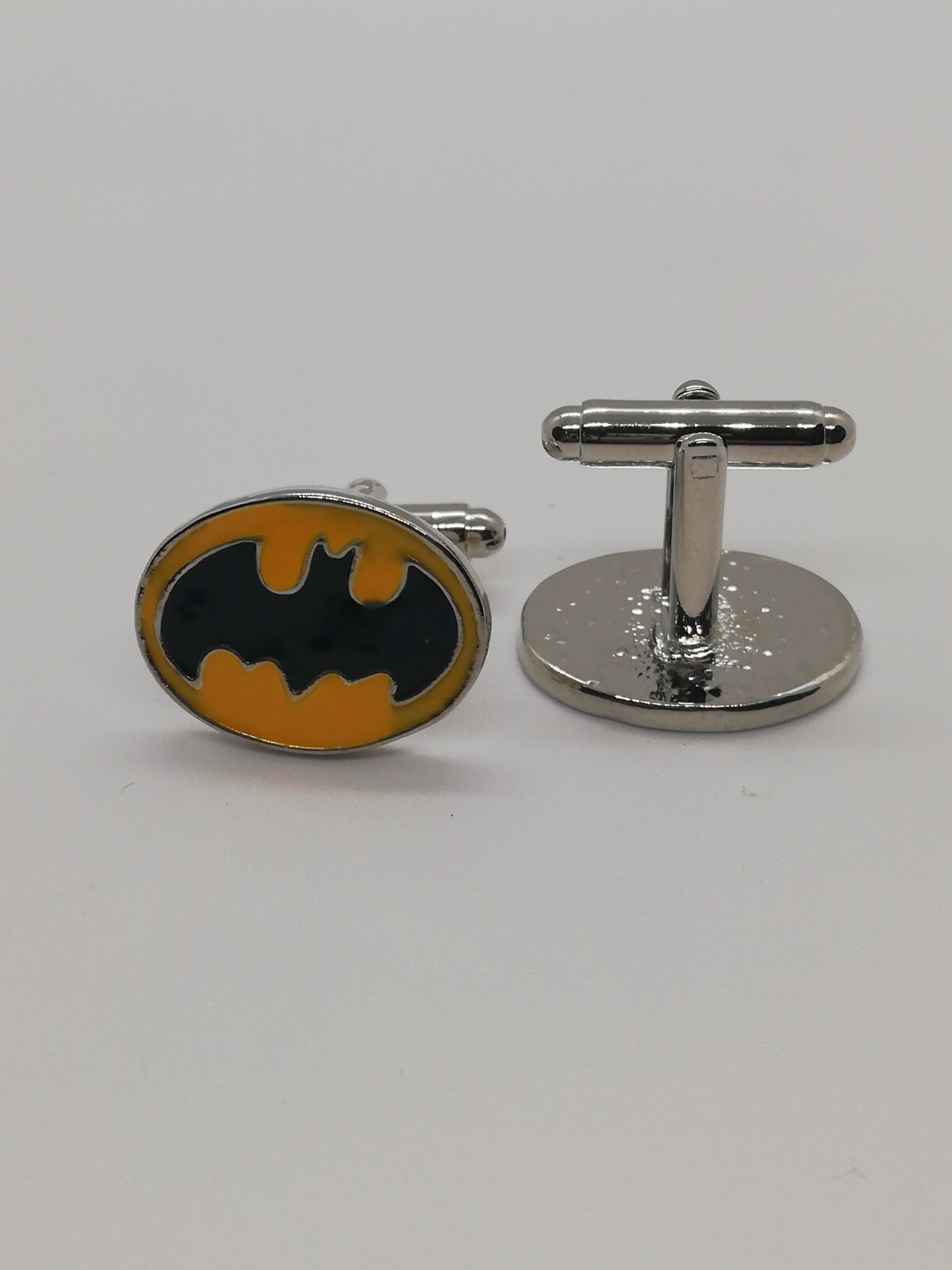 DC Super Heros Batman Shield Metal Cufflinks New In Box. | eBay