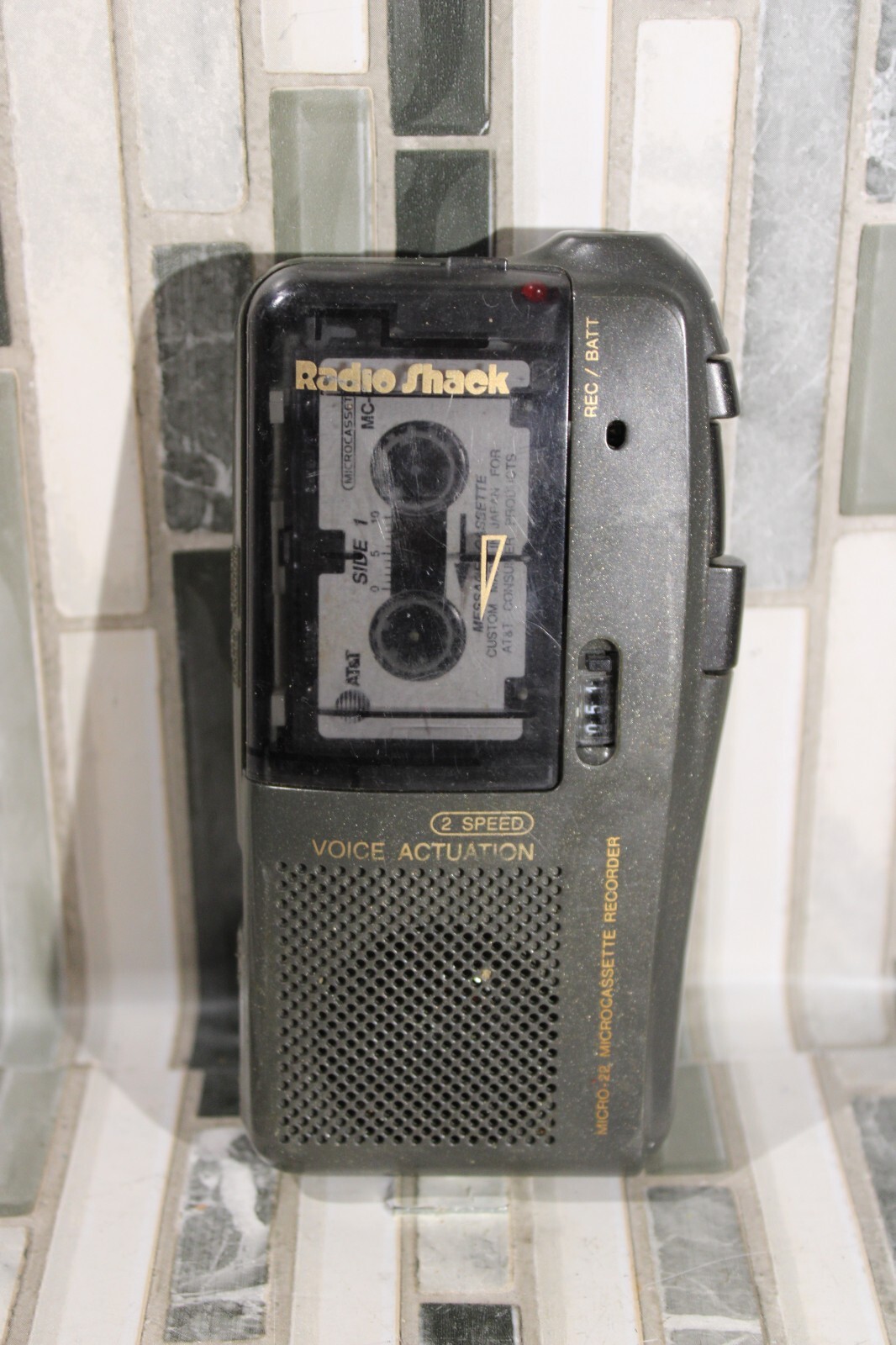 Radio Shack Micro-22 Portable Voice Microcassette Tape Recorder ...