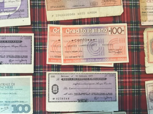 mini assegni anni 70 | eBay