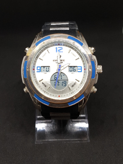 Vintage analog digital Bistec watch japan movement china made very big ...