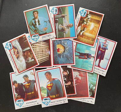 1978 TOPPS SUPERMAN The Movie Trading Card Singles YOU CHOOSE | eBay