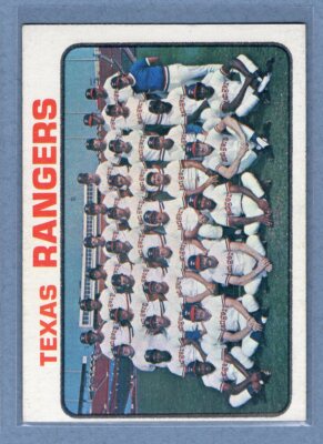 1973 Topps #7 Texas Rangers Team EX-MT GO550 | eBay