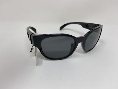 ADIDAS SPORT-SP0009 01D Oval Shiny Black Polarized Gray STEAM PUNK ...