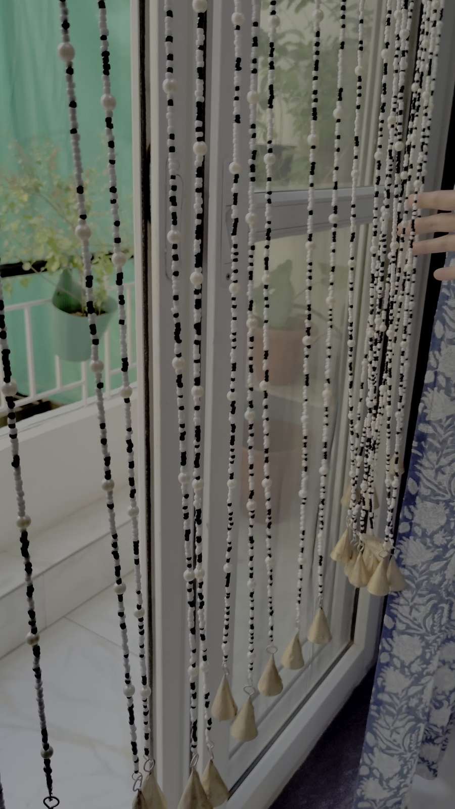 Handmade Beaded Doorway Curtain Door Bead Hippie Boho Colourful Home ...