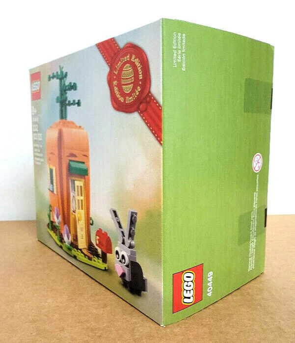 LEGO 40449 Easter Bunny's Carrot House - 3 Easter Eggs, Flower Brand ...