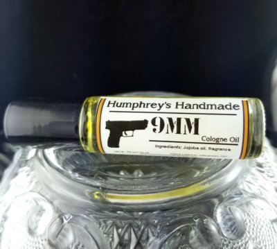 9MM Men's Roll On Cologne Fragrance, Coffee & Leather Scent, Pro Gun ...