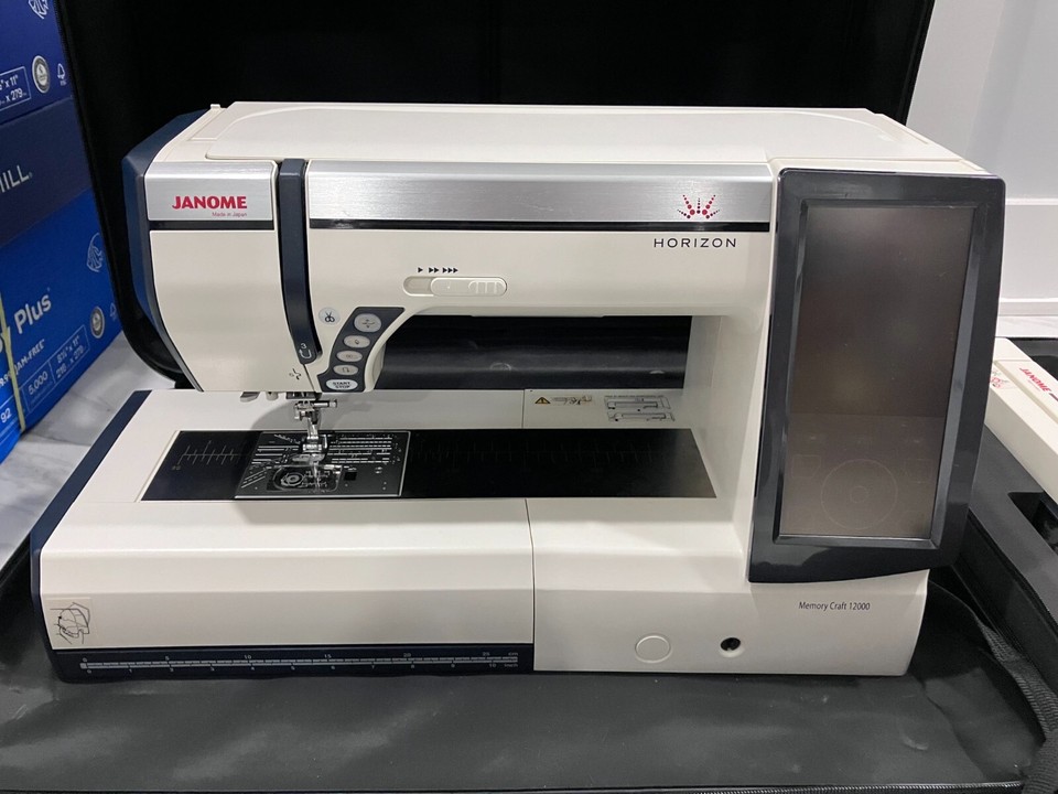 Janome Horizon Memory Craft 12000 Sewing/Embroidery Machine (BRAND NEW ...