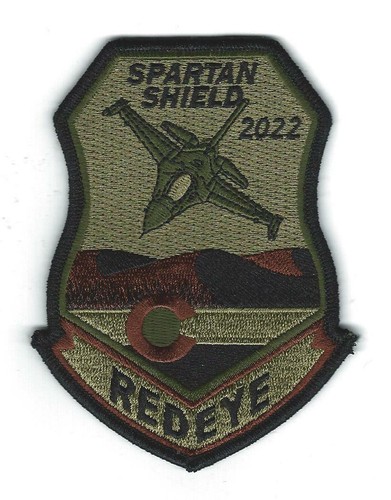 120th FIGHTER SQUADRON 'SPARTAN SHIELD 2022' (THEIR LATEST) OCP patch ...