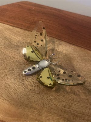 SWAROVSKI Crystal Paradise Butterfly/Moth Amorita Jonquil 622743 *No ...