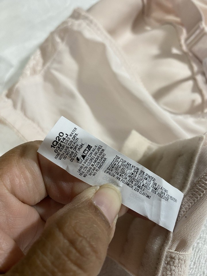 Just My Size Comfort Shaping Wirefree Bra-1Q20 Plus Size 50DD Beige ...