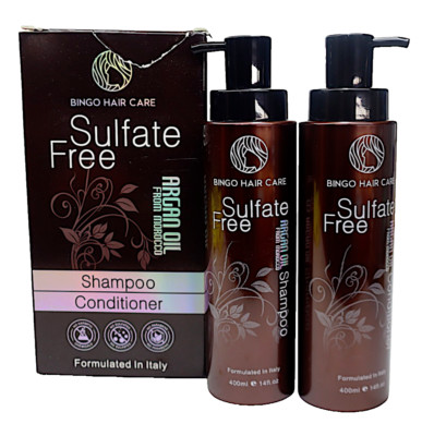 BINGO Hair Care Sulfate Free Argan Oil - Shampoo & Conditioner SET • | eBay