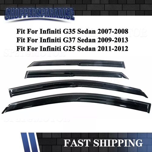 For Infiniti G25 G35 G37 Q40 2007-2015 Sedan Window Visors Rain Guard ...
