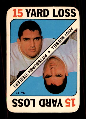 1971 Topps #12 Andy Russell Game Inserts | eBay