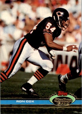 1991 Stadium Club Ron Cox . Chicago Bears #265 | eBay