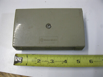 VTG 70s Western Electric Bell System E1C Gray Beige External Ringer ...