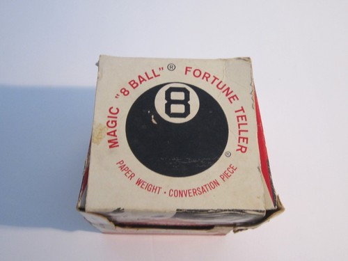 Vintage Magic 8 Ball ALABE CRAFTS Toy Fortune Teller with Original Box ...
