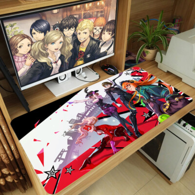Persona 5 Anime Girls Large Mouse Pad Mat Playmat Keyboard Play Game ...
