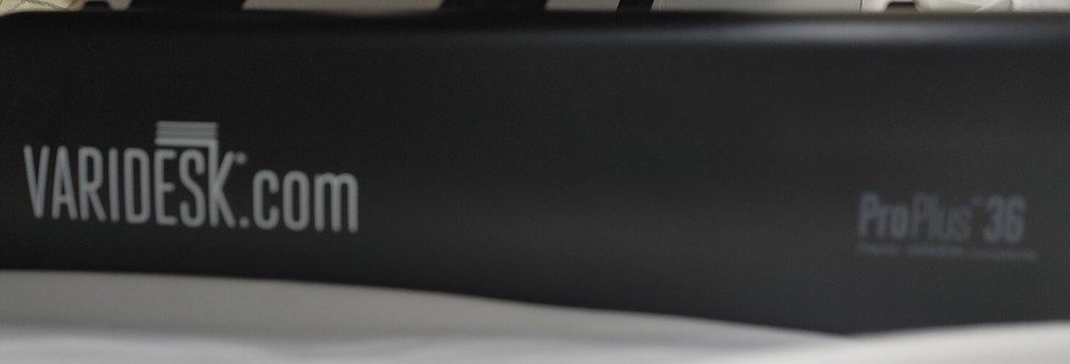 VariDesk Pro Plus 36 Dual-Monitor Sit Stand Adjustable Desk Model 49900 ...