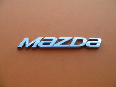 14 15 16 17 18 MAZDA 3 MAZDA3 REAR LID CHROME EMBLEM LOGO BADGE SIGN ...