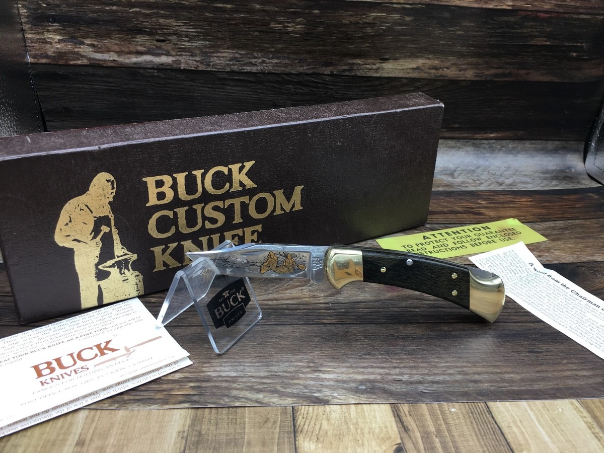 Custom Engraved Buck Knives
