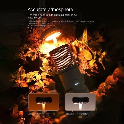 LED Outdoor Camping Lantern, UBS Rechargeable, Adjustable Co 1800K ...