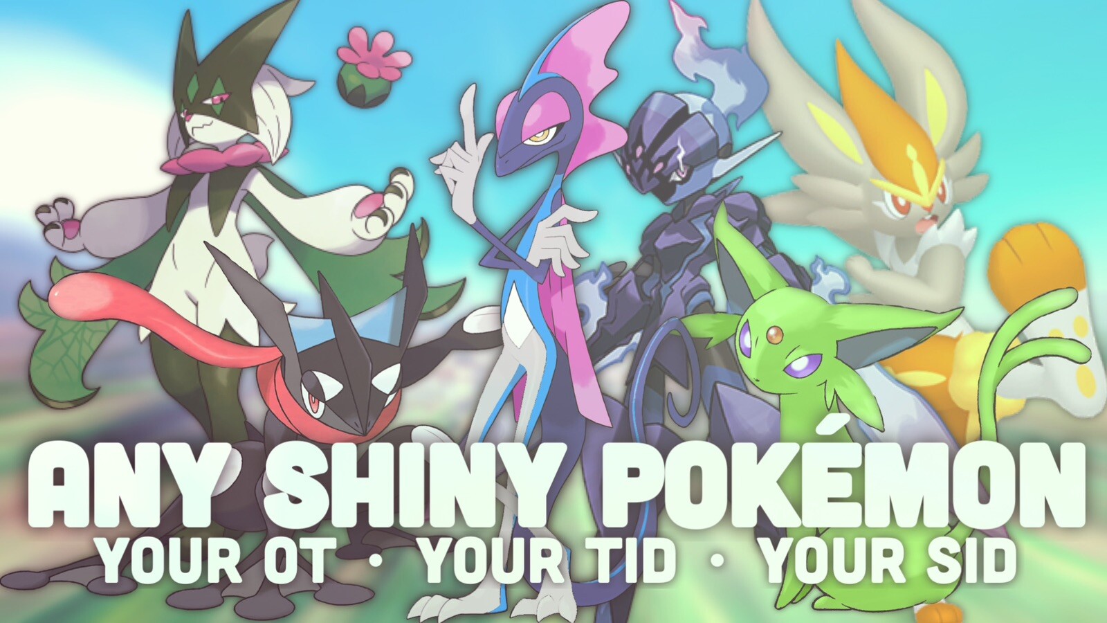 ANY SHINY POKÉMON LV100 MAX IVS EVS - POKEMON SCARLET & VIOLET | eBay