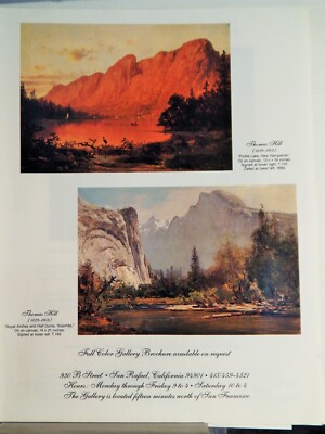 THOMAS HILL / ARTHUR MATHEWS ART PIECES VTG ORIG 1994-2 ADVERTISEMENT ...