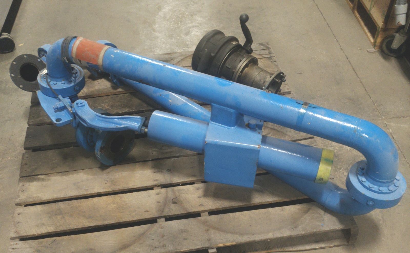 EMCO Wheaton E2313 A-Frame Bottom Loader & Coupler 3" Pipe 5' Arms 55 ...