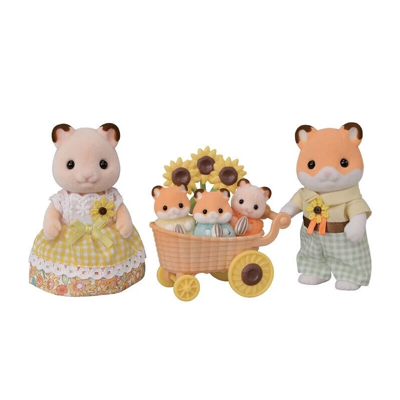 Sylvanian Families Hamster Family Set Triplets Calico Critters FS-61 ...