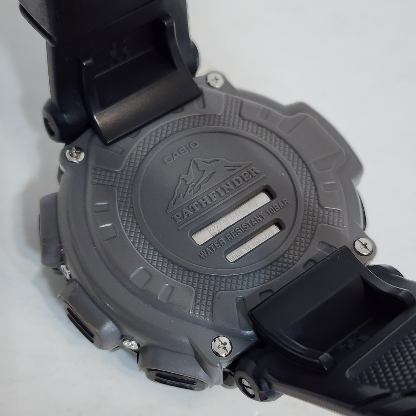 Casio Pathfinder Triple Sensor Watch PAG-40 2271 Good Condition-Fresh ...