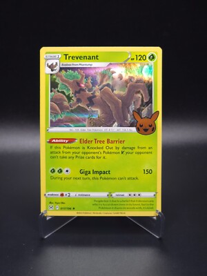 Trevenant 2023 Trick Or Trade Halloween Stamp Pokemon TCG Holo Rare 017 ...