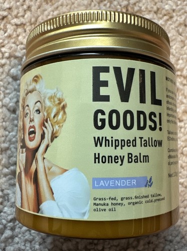 Evil Goods Whipped Beef Tallow and Manuka Honey Balm Lavender RARE | eBay