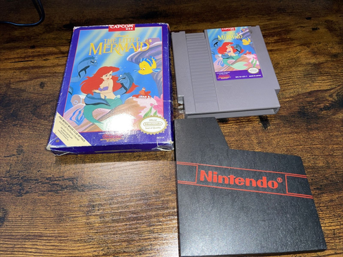 Disney's The Little Mermaid Nintendo Entertainment System NES In Box No ...