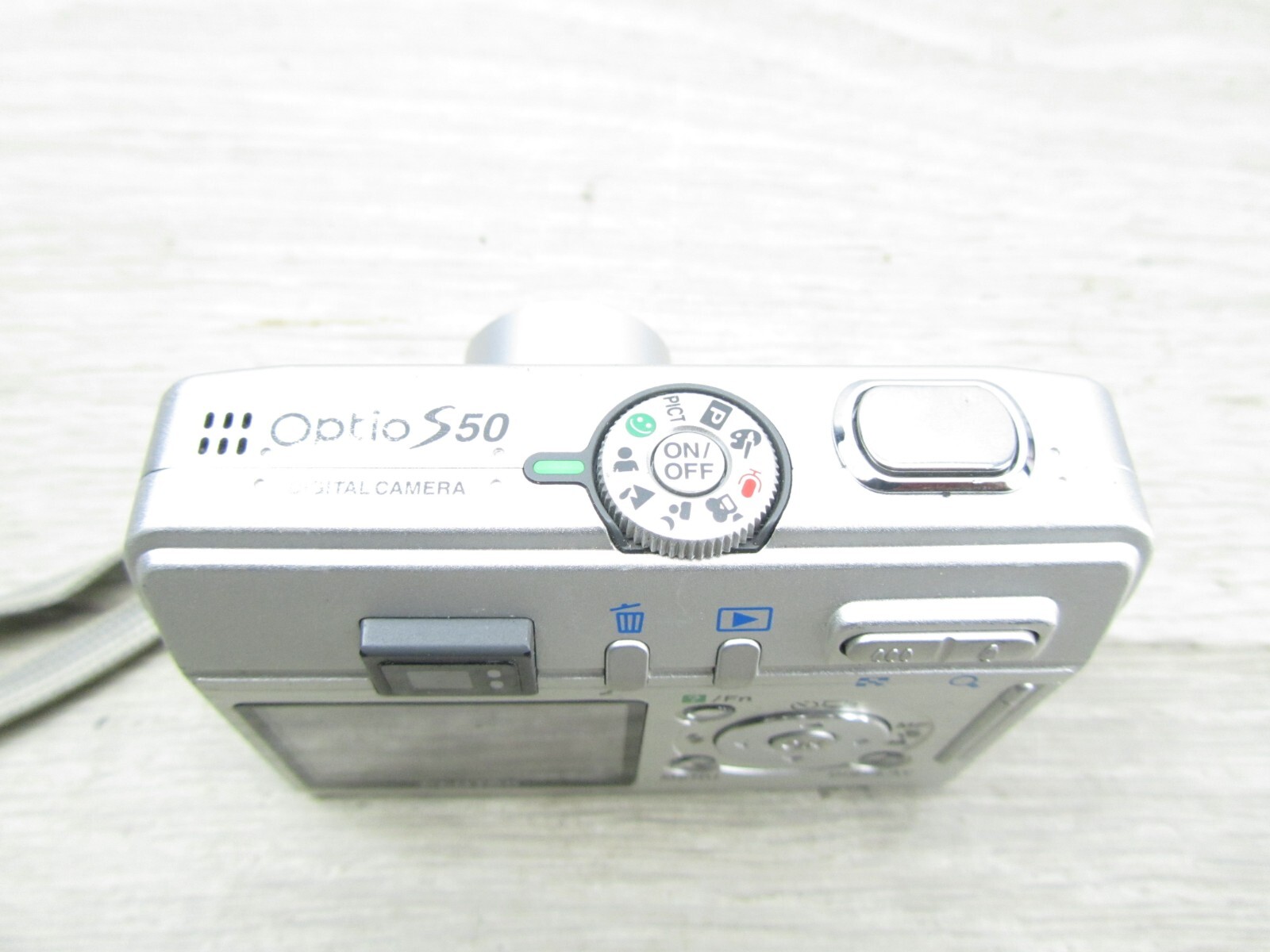 Pentax Optio S50 5.0MP Digital Camera Silver Tested and Ready | eBay