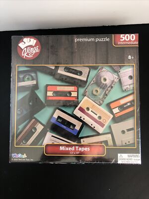 Kings Premium Jigsaw Retro vintage Mixed Tapes Puzzle NEW | eBay