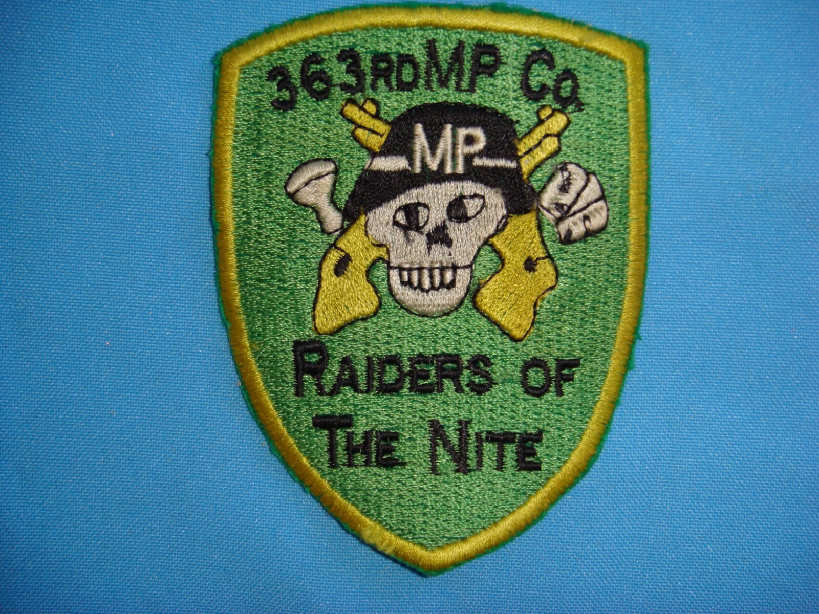 VIETNAM WAR PATCH, US 363rd MILITARY POLICE COMPANY "RAIDERS OF THE ...