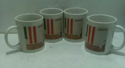 Vintage Lot of 4 MENARDS Painters Coffee Cups Mugs Very Good Condition ...