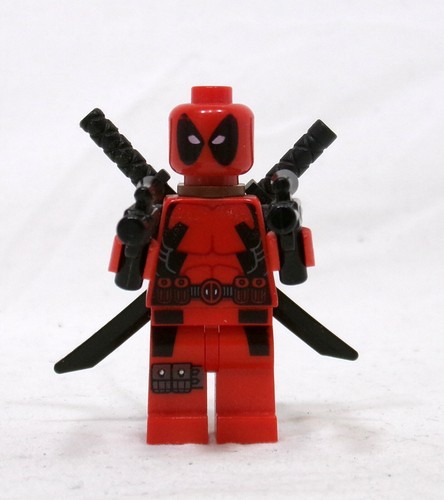 LEGO Marvel Super Héros 6966 SH0032 Deadpool Minifigure Minifig Complet ...